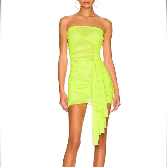 Kim Shui | Skirts | Kim Shui X Revolve Mesh Top Skirt In Yellow | Poshmark